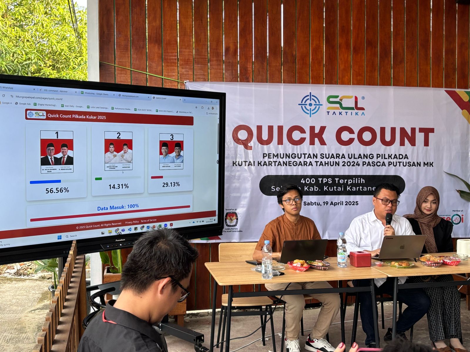 Data 100 Persen Masuk, Aulia-Rendi Kuasai Suara Quick Count PSU - Berita Terkini, Menghubungkan ...