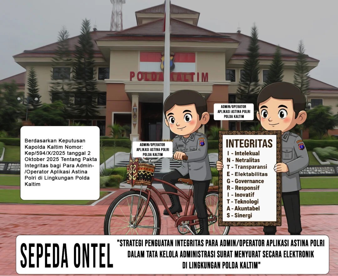 Polda Kaltim Luncurkan Program Sepeda Ontel, Dorong Integritas dan ...